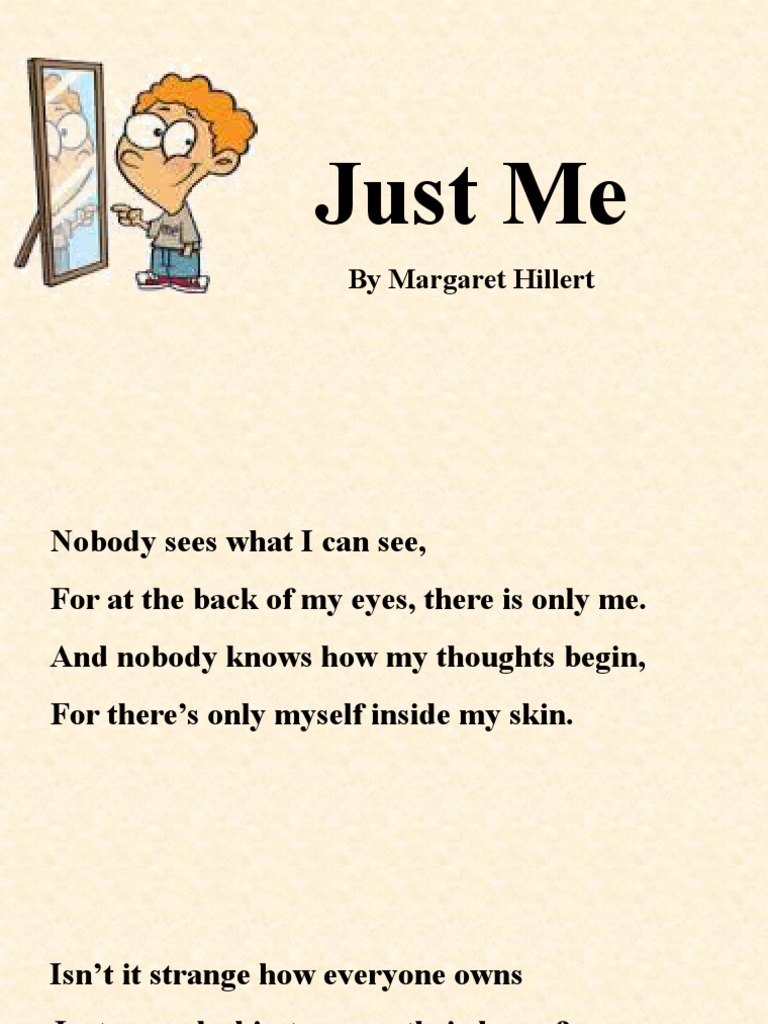Just Me - Comprehension #2 (Day 1-5) | PDF