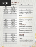 D&D 5E Blessings Overview | PDF