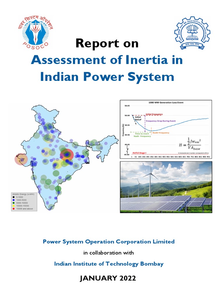 Assessment of Inertia in Indian Power System | PDF | Electrical Grid ...
