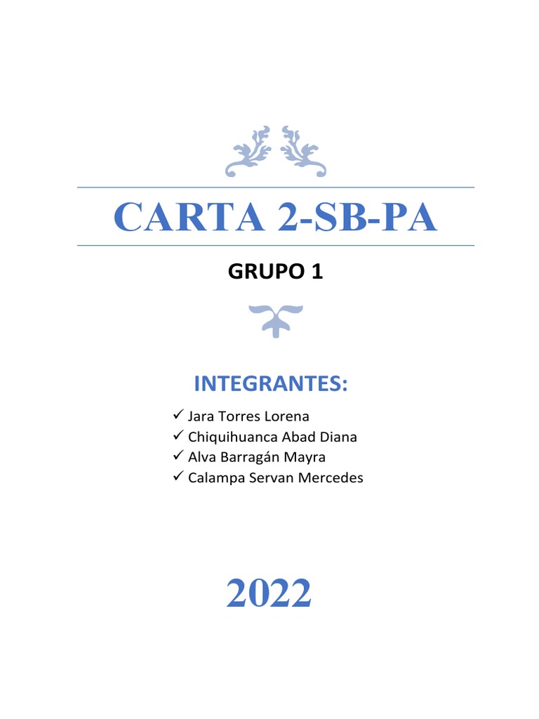 Carta 2-SB-PA | PDF