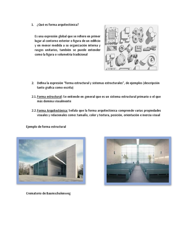 Forma y Estructura en Arquitectura | PDF