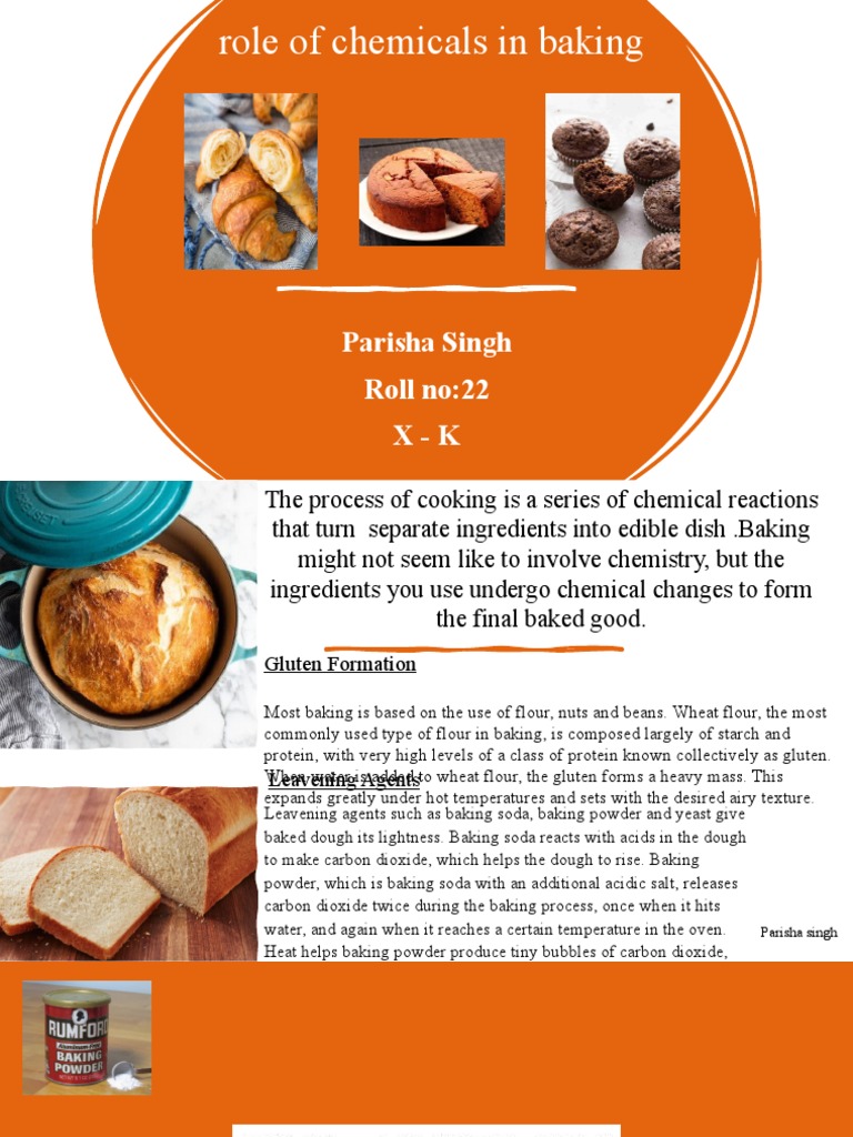 Chemistry of Baking Ingredients | PDF | Cooking, Food & Wine