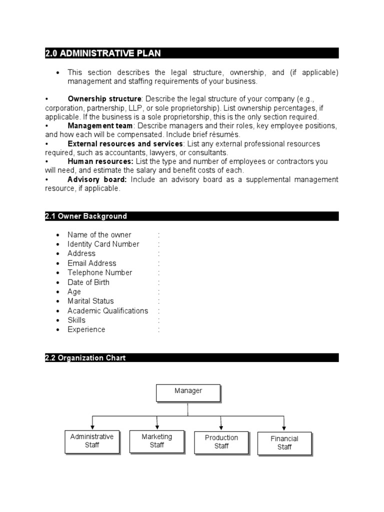 Administration Plan | PDF | Employment | Economies