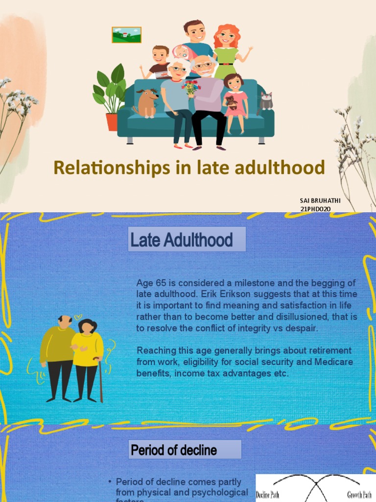 Relationships in Late Adulthood | PDF | Friendship | Divorce