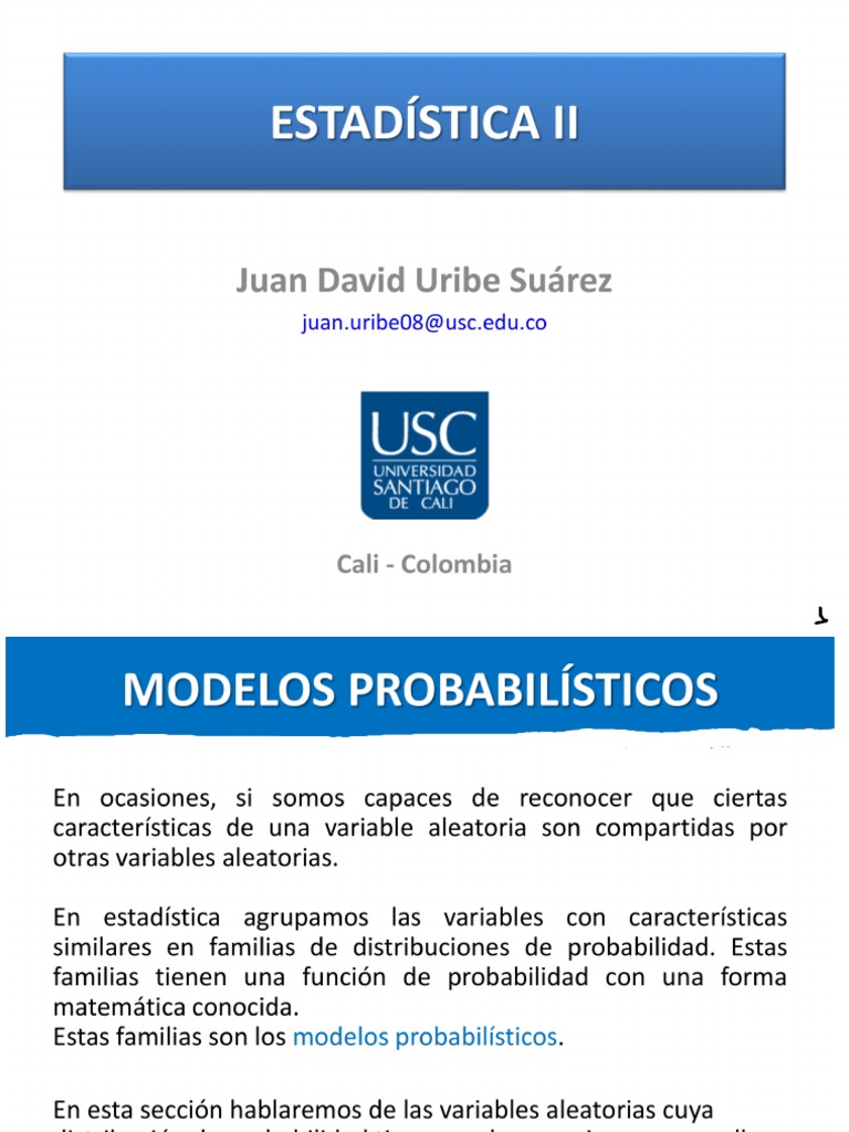 Distribuciones de Probabilidad - Binomial y PoissonE | PDF