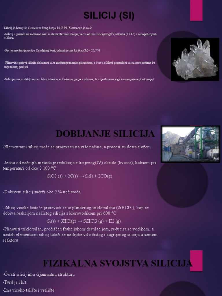 Silicij (Si) | PDF