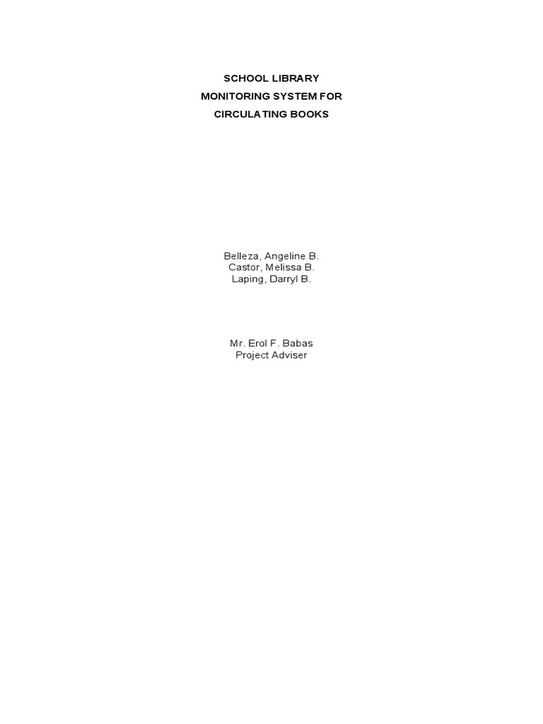 It Capstone 1 | PDF | Libraries | Books