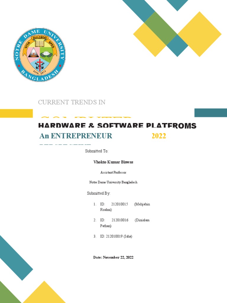 Current Trends in Computer Hardware & Software Platfroms | PDF | Cloud ...