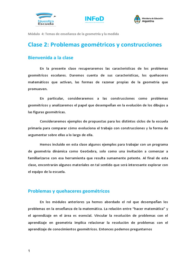AMP Modulo 4 Clase2 | PDF | Geometría | Perpendicular