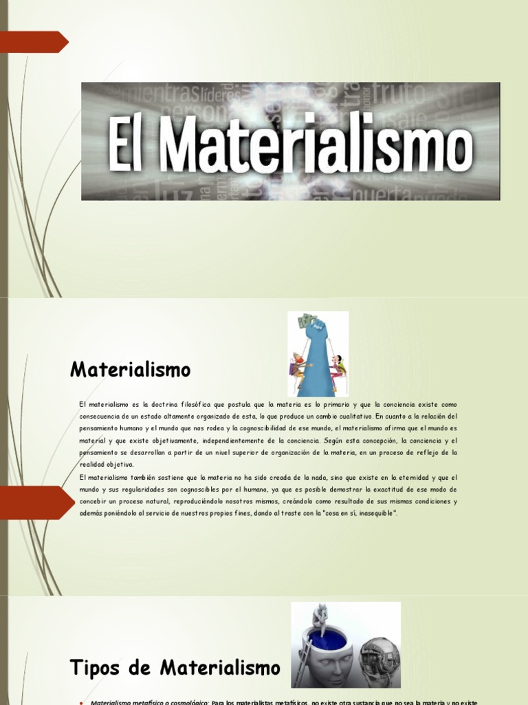 Secularismo y Materialismo | PDF | Materialismo | Importar
