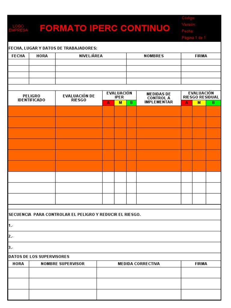Formato Iperc Continuo | PDF