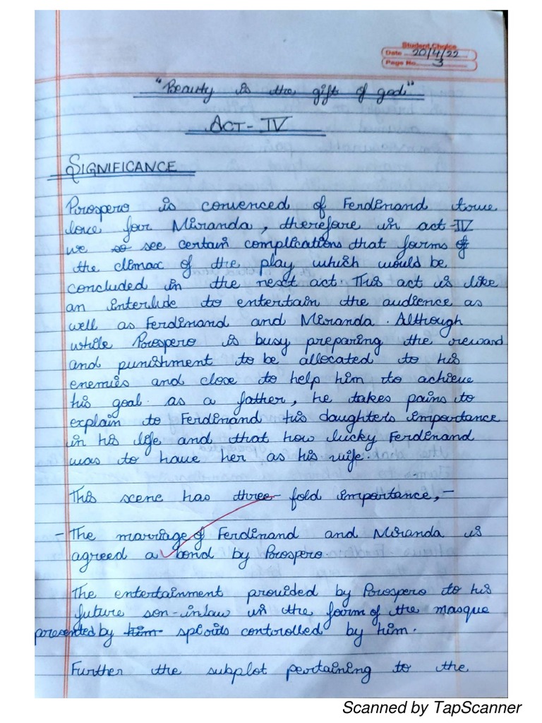 Tempest Act - 4&5 | PDF