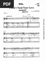 I'm Not Afraid of Anything Sheet Music | PDF