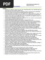 Sample Resume For SAP EWM | PDF | Warehouse | Enterprise Resource Planning