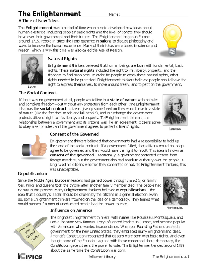 The Enlightenment: An Overview of the Emergence and Spread of ...