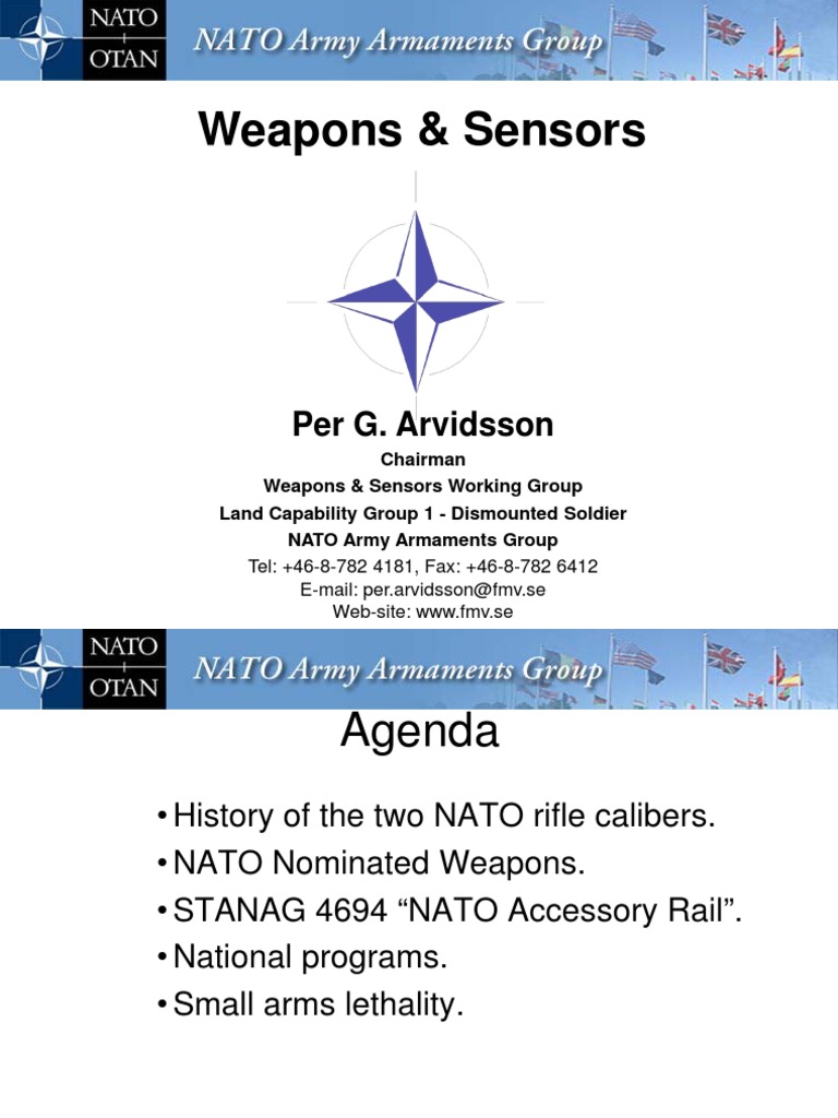Weapons & Sensors NATO | PDF | Projectiles | Weapon Design