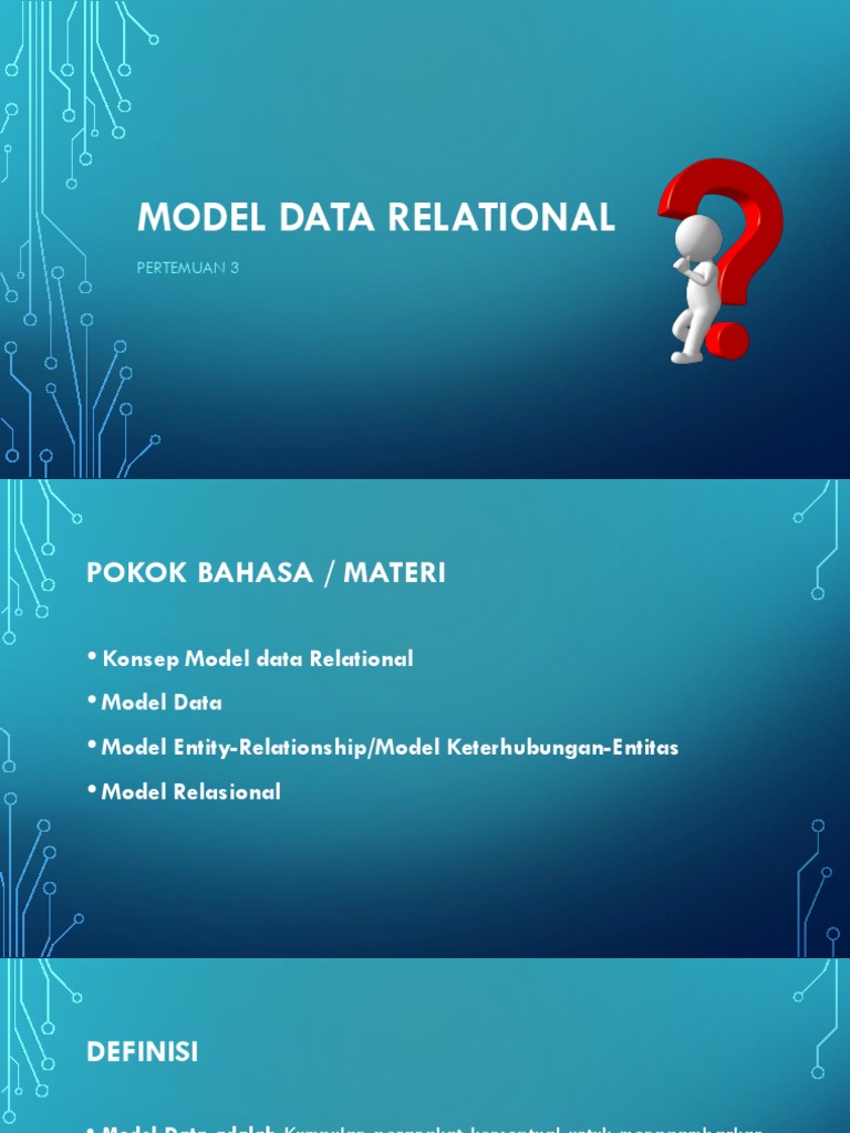 Dtbs 3 Model Data Relational | PDF