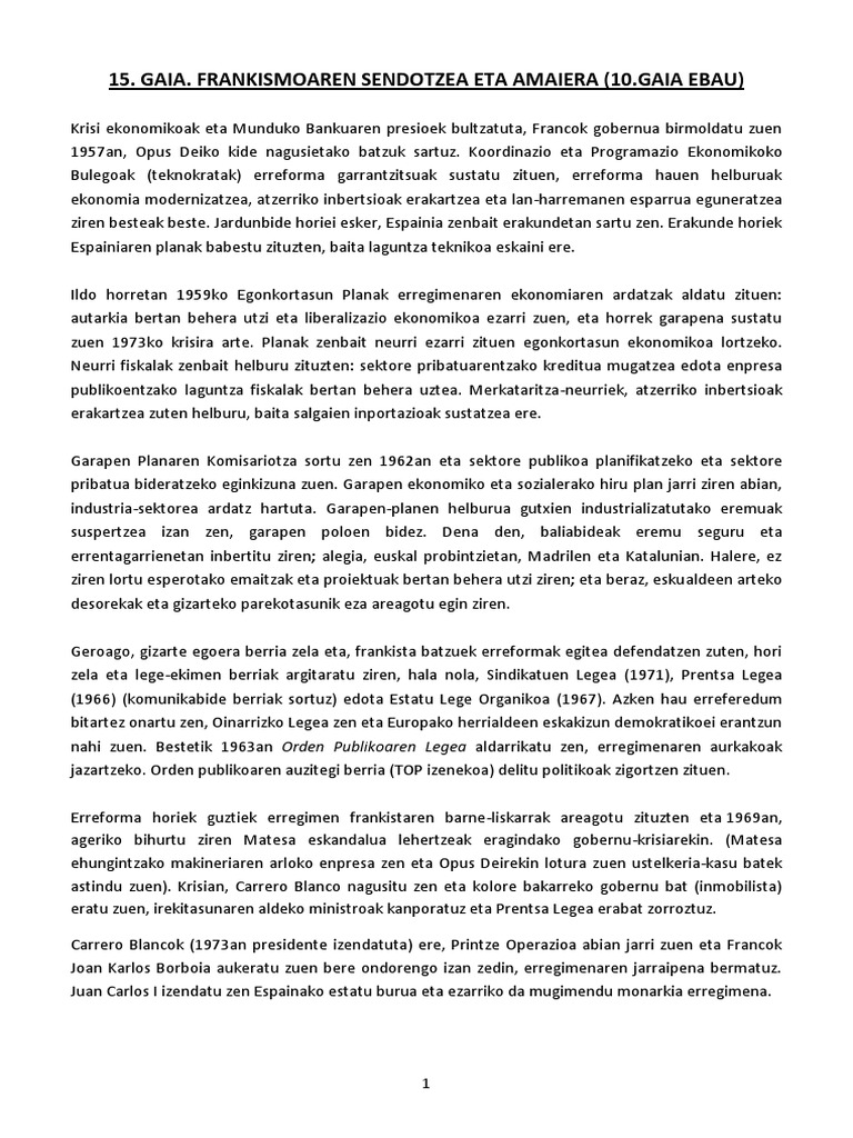 Tema 10 Historia | PDF