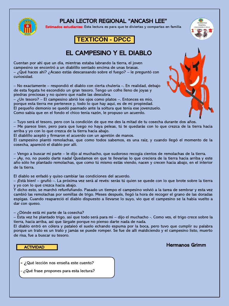 Plan Lector Vi Ciclo DPCC 2 | PDF