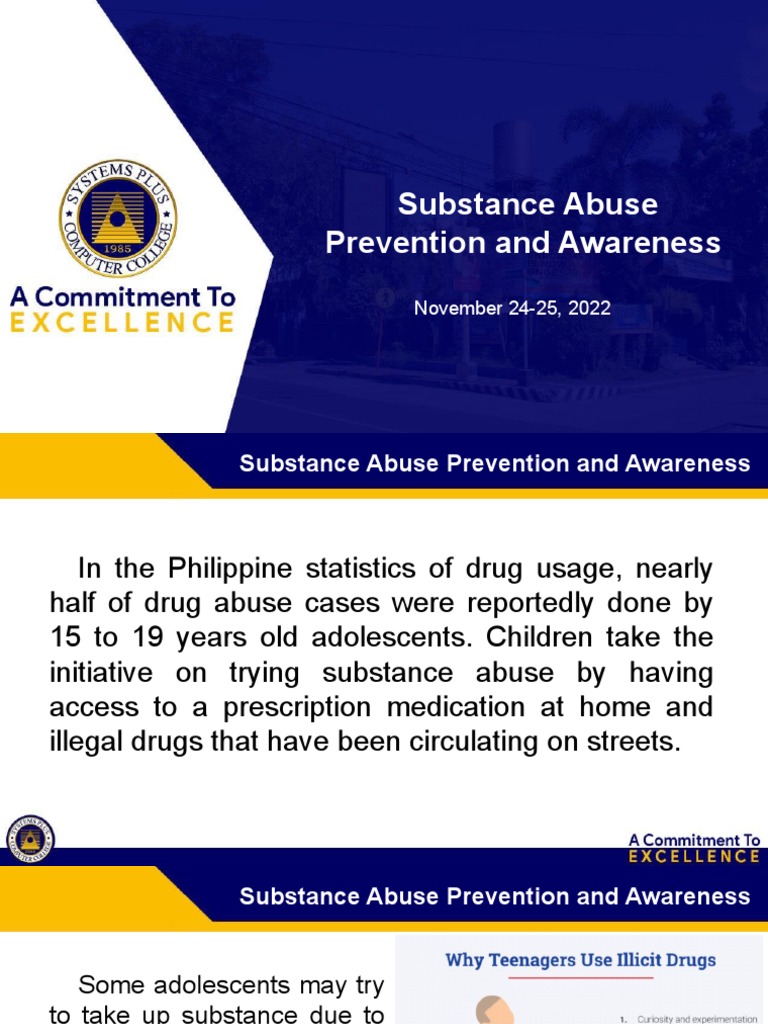 Subtance Abuse Prevention and Awareness | PDF | Substance Abuse ...