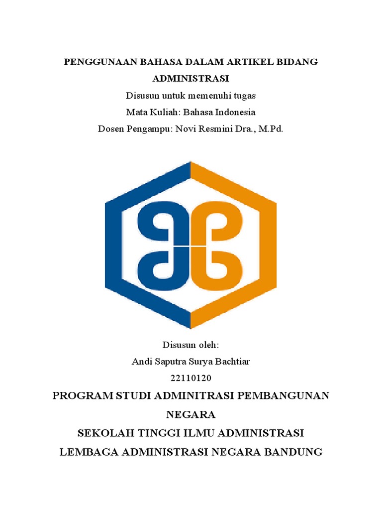 Tugas Uts B.indonesia Salinan Salinan | PDF