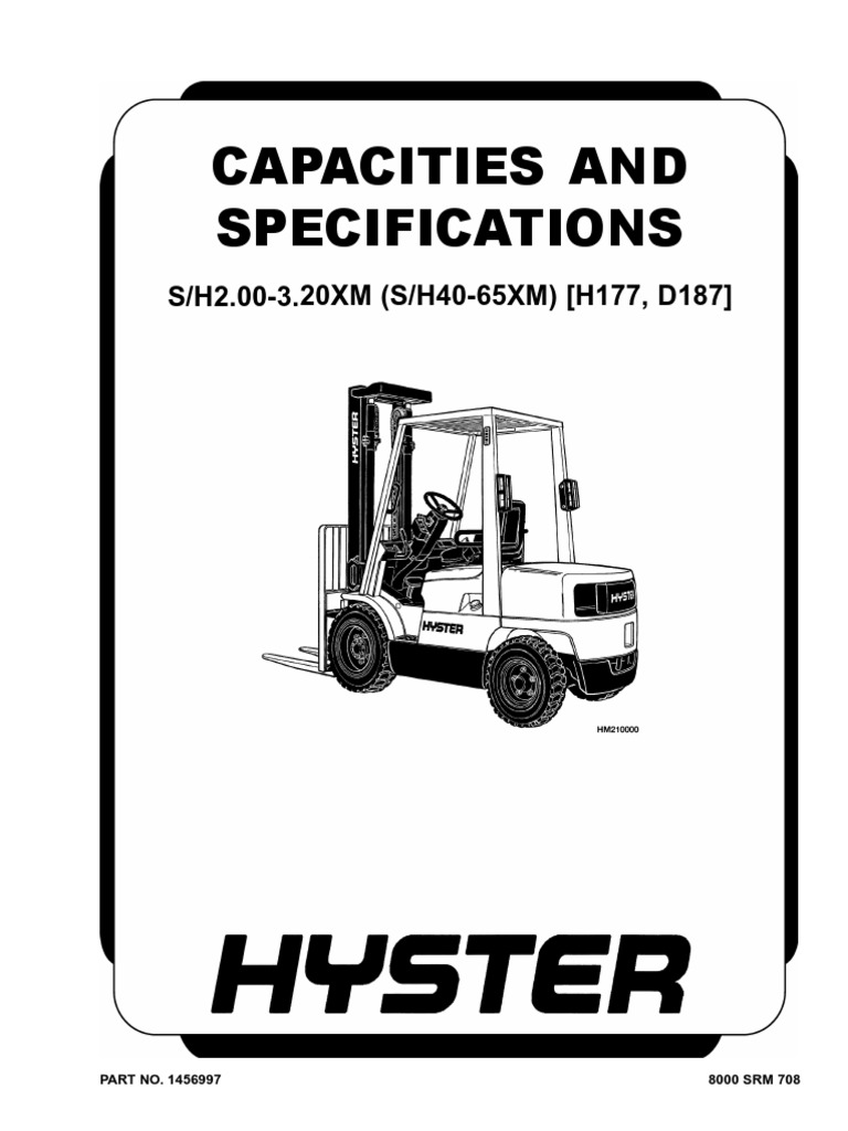 HYSTER H177 (H2.00-H3.20XM EUROPE) FORKLIFT Service Repair Manual-5-2 ...