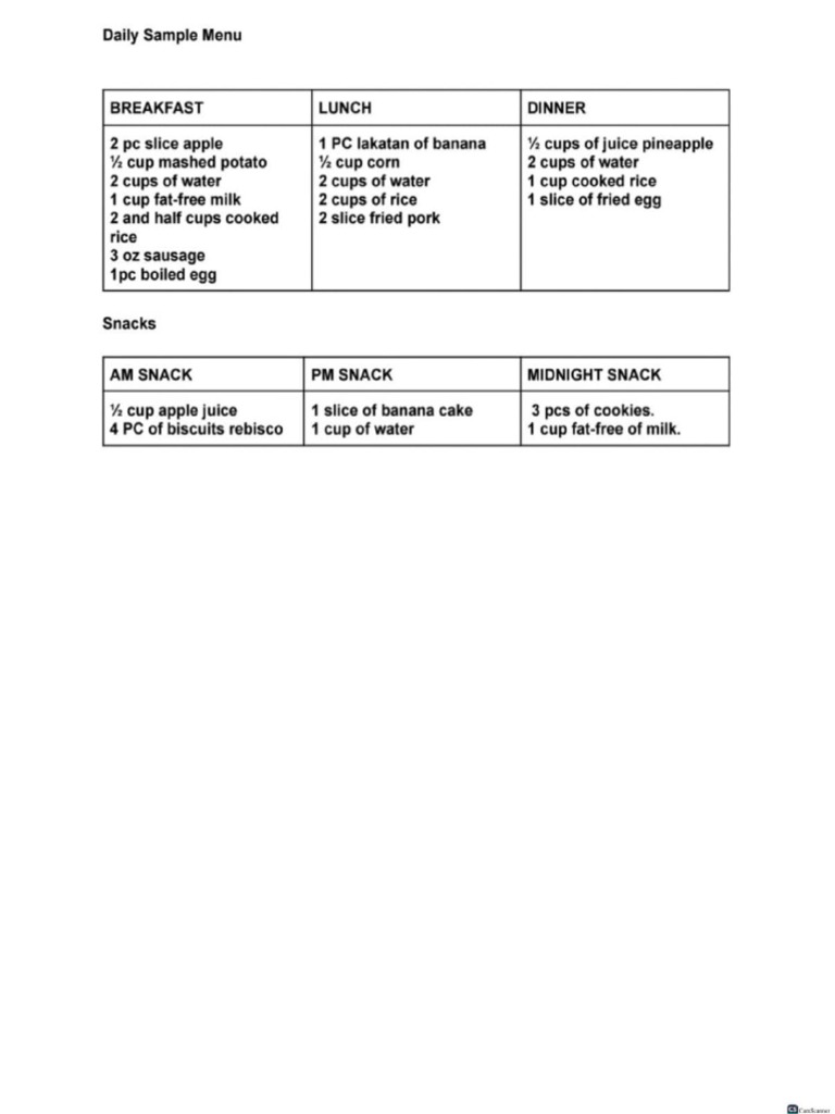 Sample Menu Ballesteros | PDF | Cooking, Food & Wine
