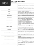 Measure Light Intensity with Lux Meter | PDF | Lighting | Light