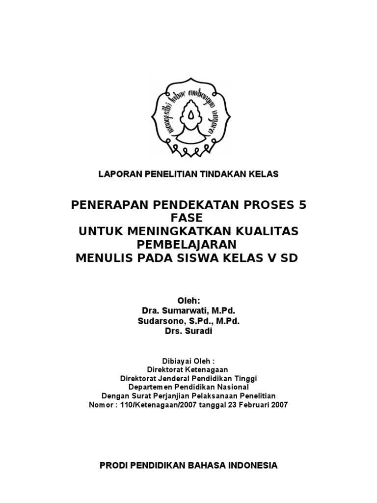 Contoh Laporan PTK | PDF