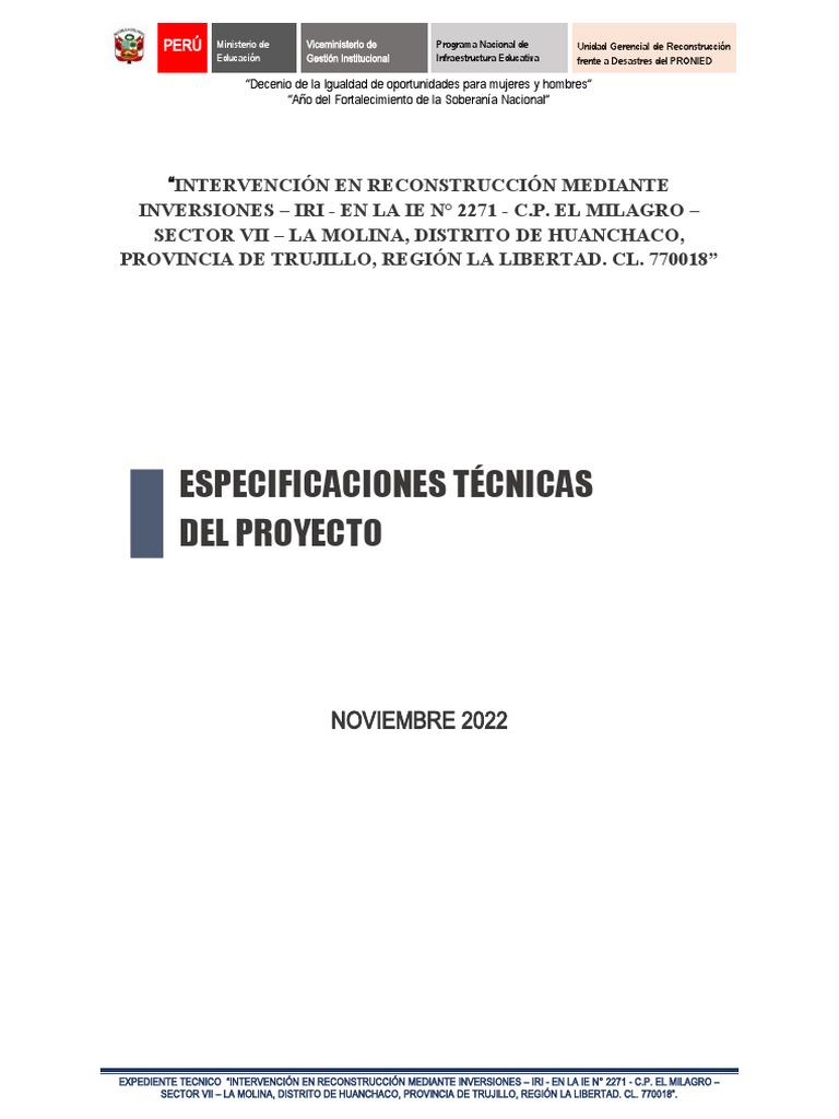 EE - TT. Instalaciones Eléctricas | PDF | Perú | Hormigón