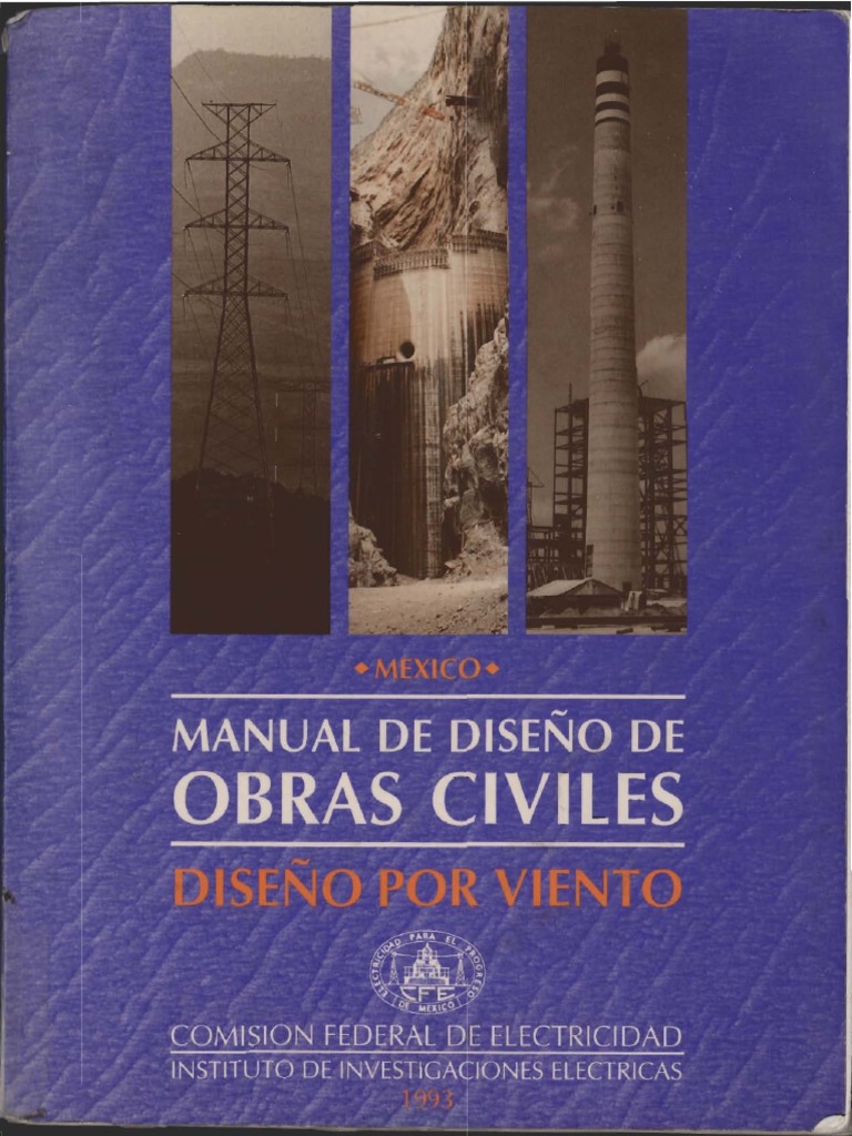Manual de Diseño Por Viento CFE-93 | PDF | Velocidad del viento ...