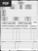 SotDL Character Sheet (Detailed) PDF | PDF | Tabletop Games | Role Playing Games