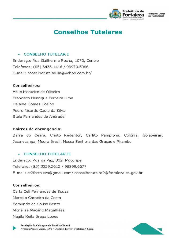 Conselhos Tutelares | PDF