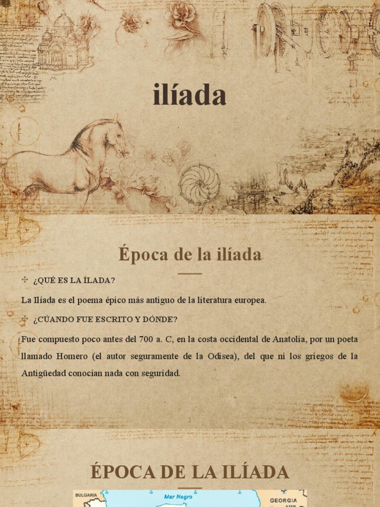 Presentacion Iliada | PDF