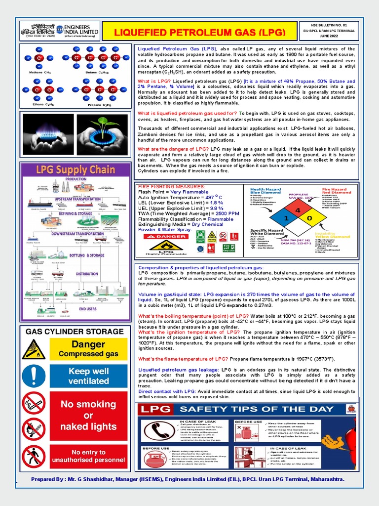 LPG Safety and Usage Guide | PDF | Liquefied Petroleum Gas | Propane
