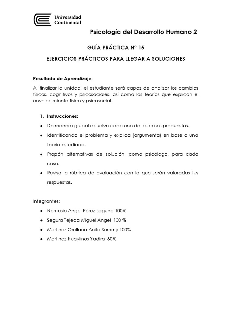 Guía Práctica #15 - 2021 | PDF