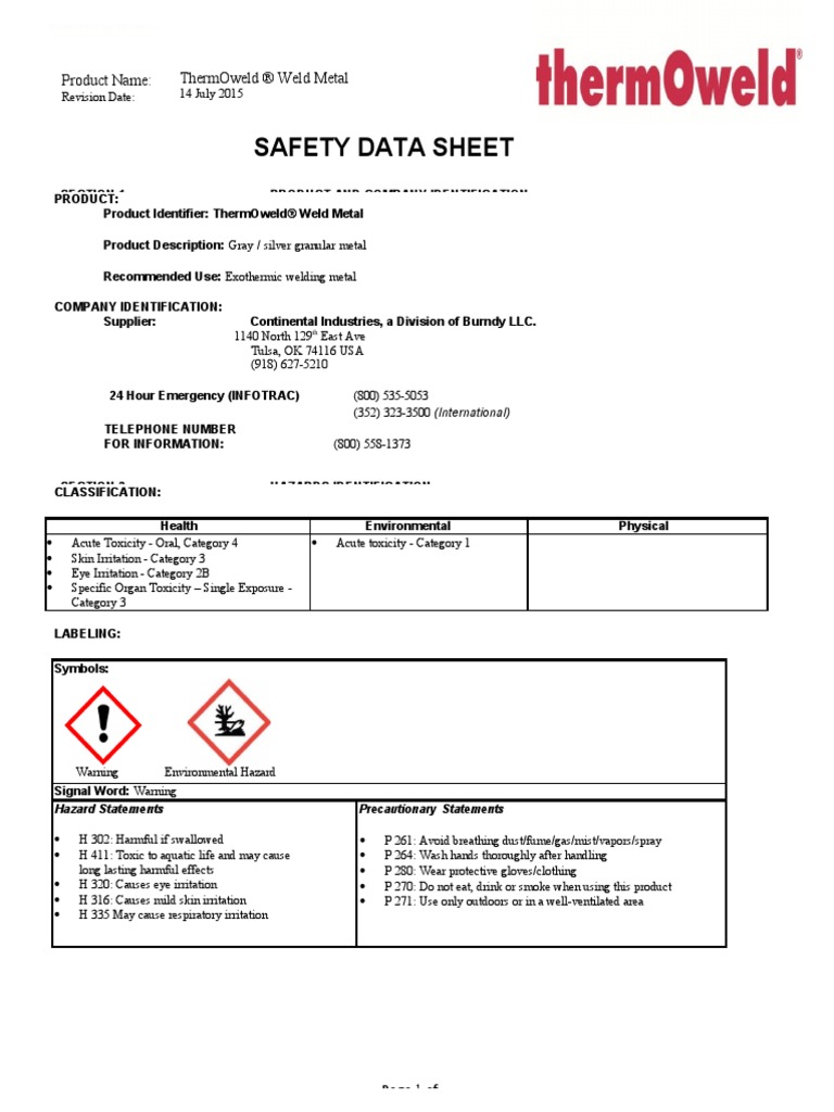Soldadura Exotermica Thermoweld | PDF