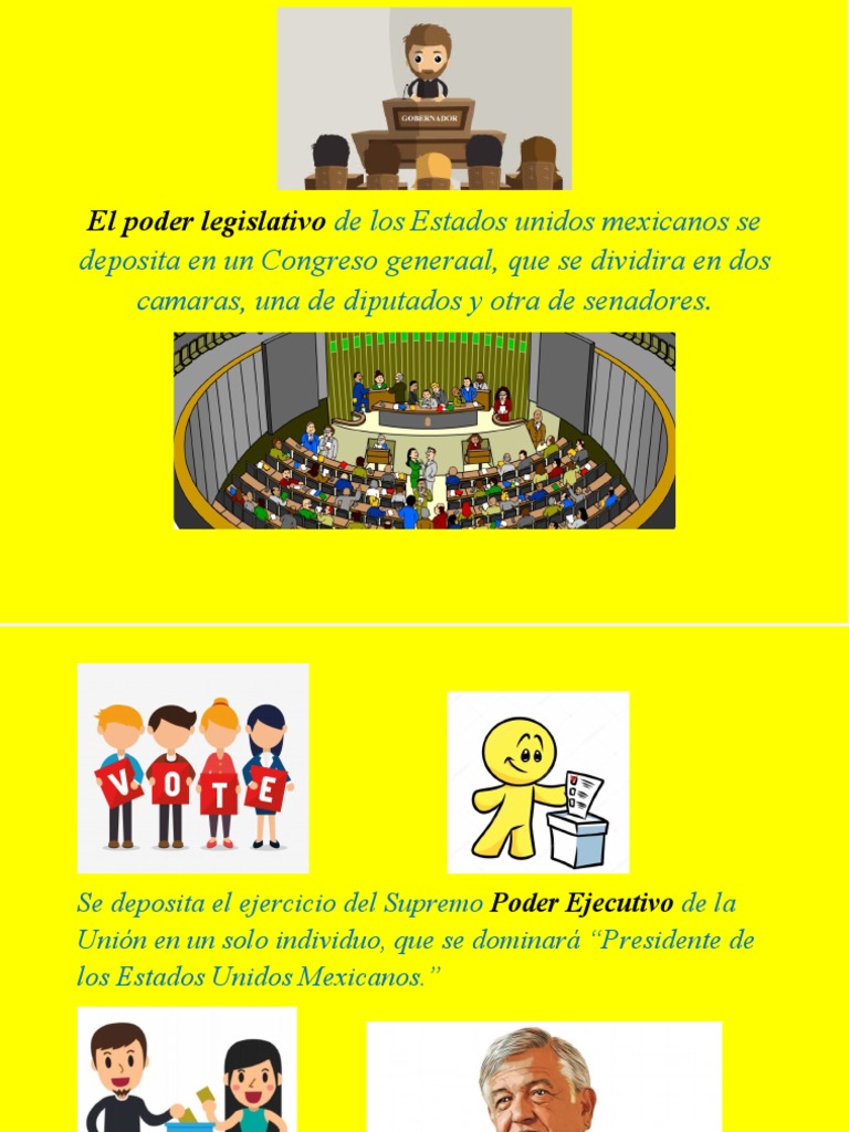 Infografias Poder Ejecutivo, Judicial y Legislativo. | PDF