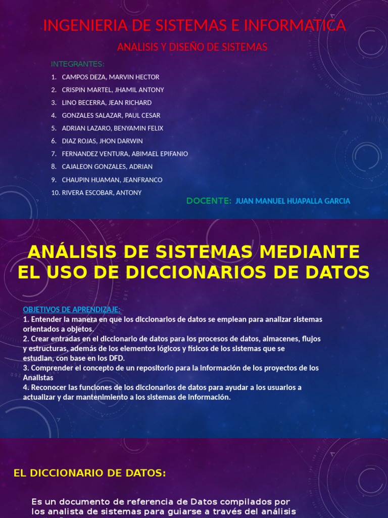 Uso De Diccionario De Datos Pdf Xml Archivo De Computadora 2930