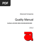 Logistics Quality Manual | PDF | Verification And Validation | Audit