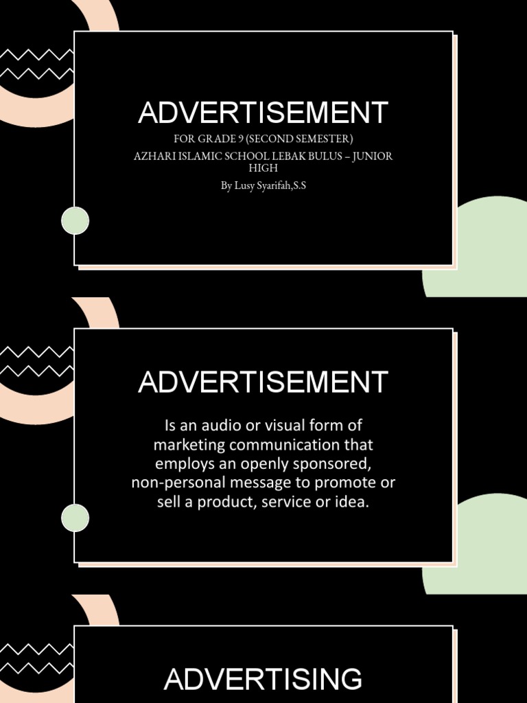Advertisement (English) | PDF | Social Science
