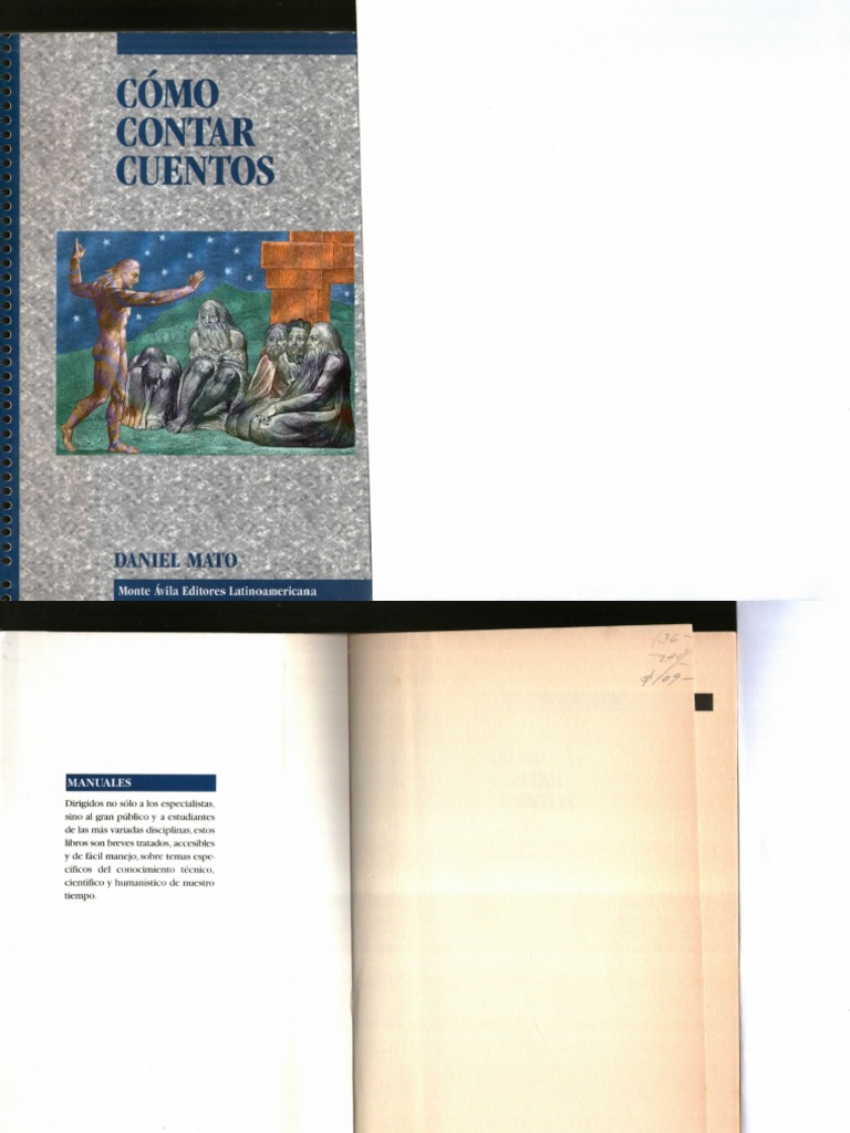 CÓMO CONTAR CUENTOS de Daniel Mato PDF | PDF