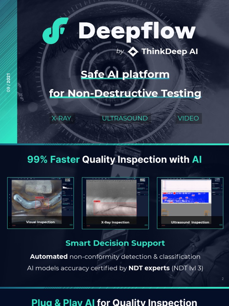 Deepflow by ThinkDeep AI | PDF | Ultrasound | Nondestructive Testing