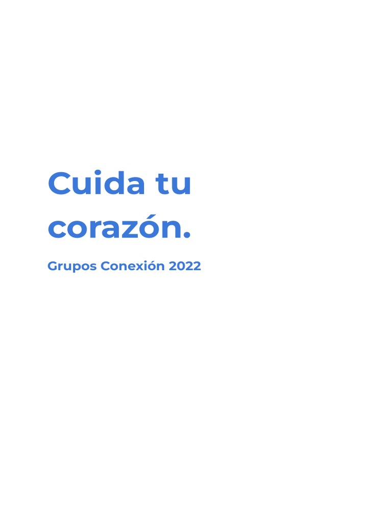Cuida Tu Corazón | PDF | Pecado