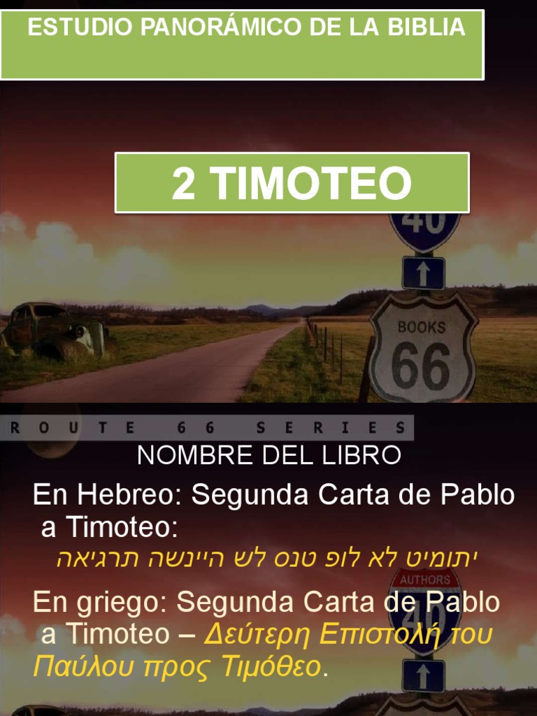 2 Timoteo | PDF | Pablo el apóstol | San Pedro