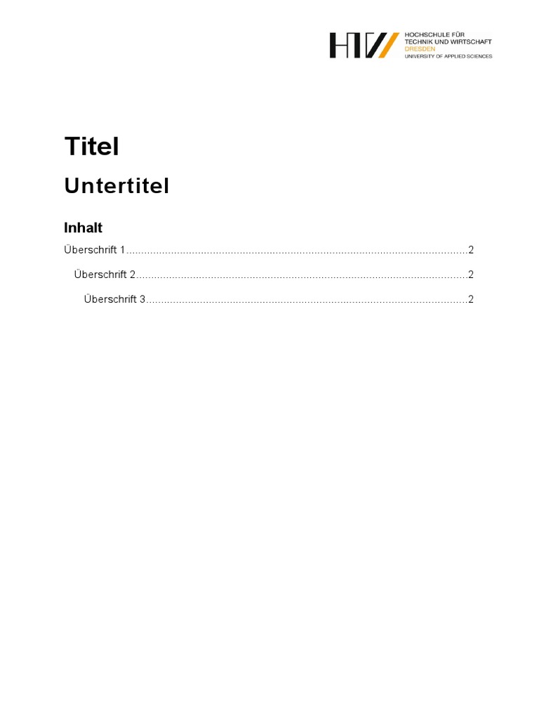 EN HTW MS Format | PDF | Typefaces | Page Layout