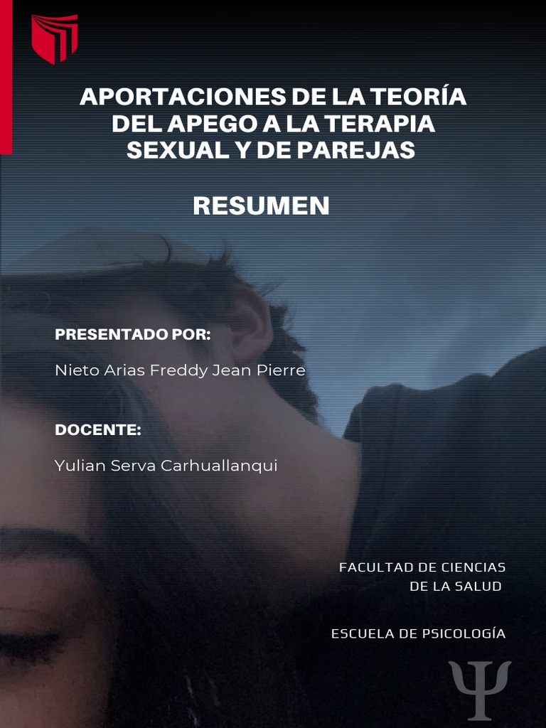 Aportaciones de La Teoría Del Apego A La Terapia Sexual y de Parejas | PDF | Teoría de apego ...