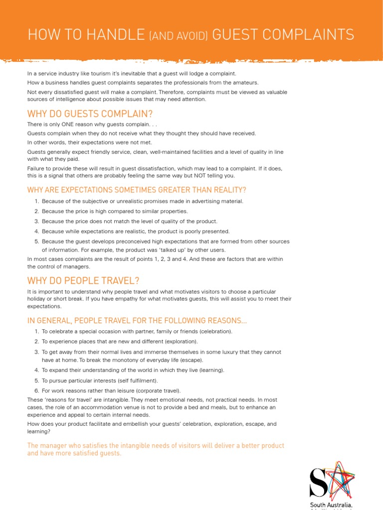 How To Handle Complaints | PDF | Law