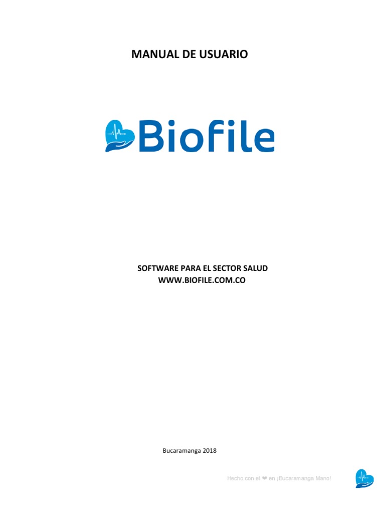 Manual Sistema Biofile | PDF | Contraseña | Ventana (informática)