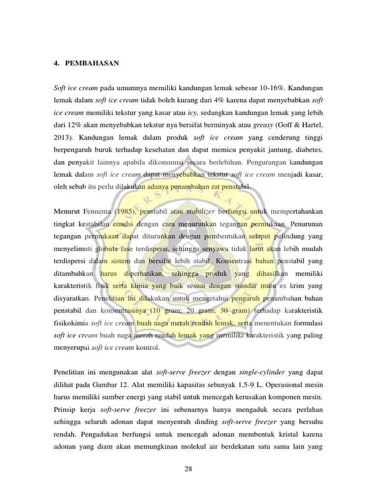 Pengaruh Penstabil pada Soft Ice Cream | PDF | Sains & Matematika